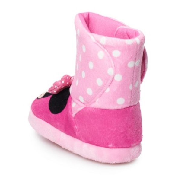 Disney | Shoes | Disneys Minnie Mouse Slipper Boots | Poshmark